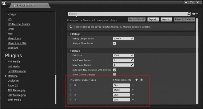 Mercuna 3D Navigation | UE4 User Guide